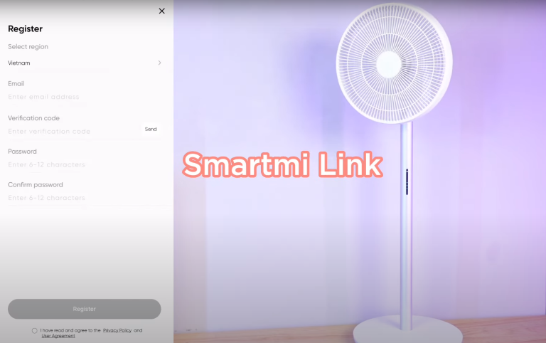 Kết nối quạt Xiaomi Smartmi Gen 3 Pro nhanh chóng