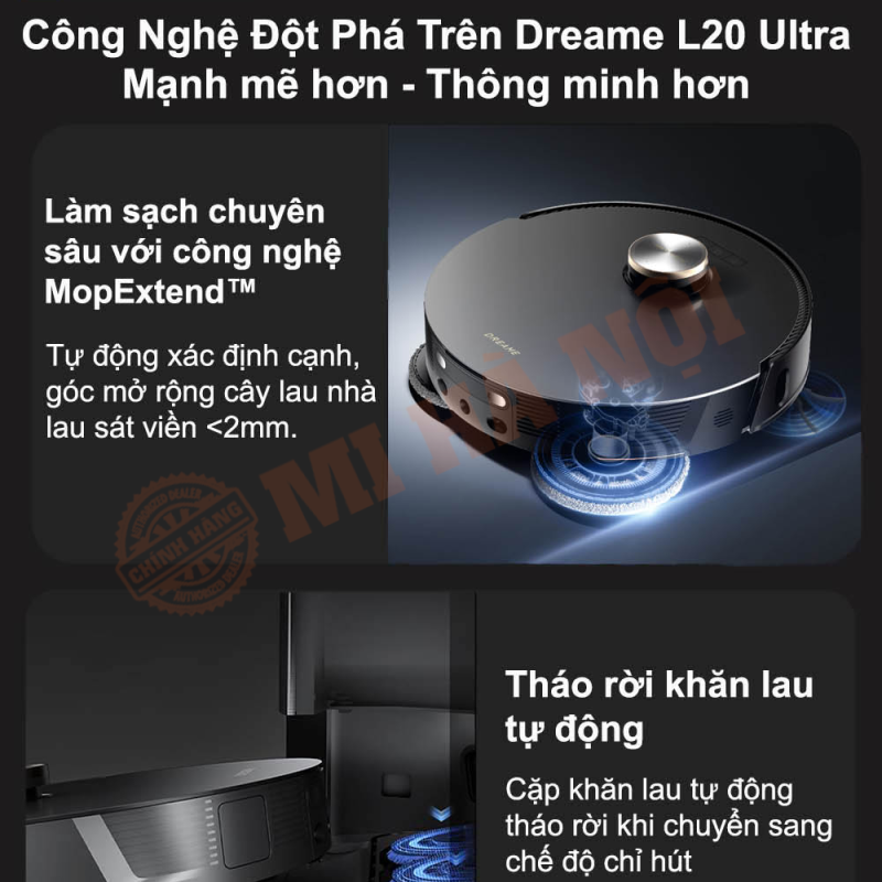 Robot Hút Bụi Lau Nhà Dreame L20 Ultra Bản Quốc Tế