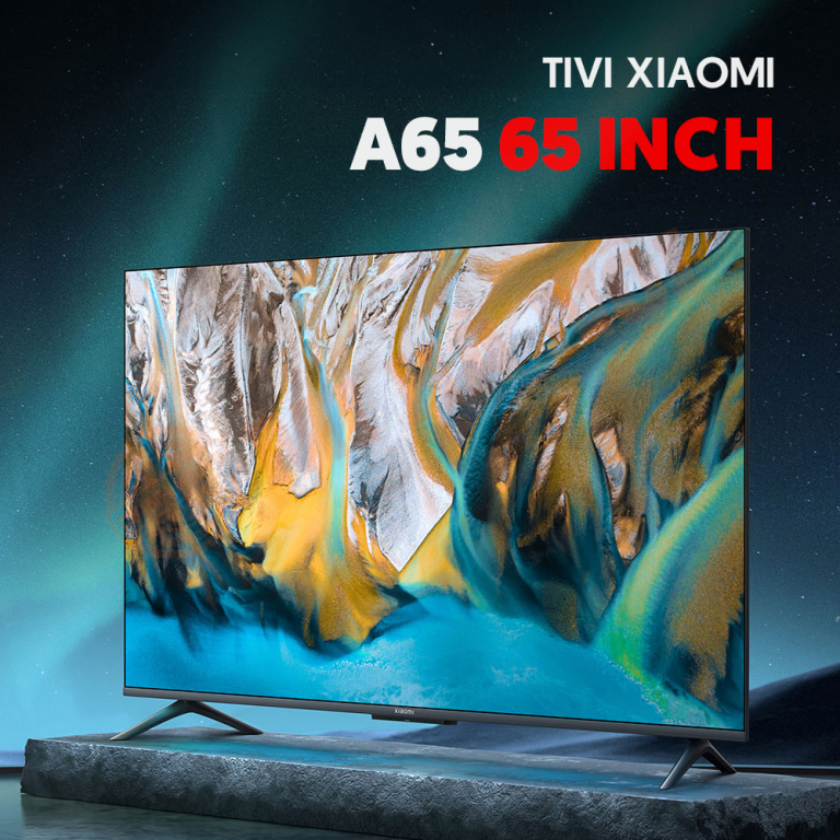 Tivi Xiaomi A65 65inch màn hình tràn viền, 4K UHD