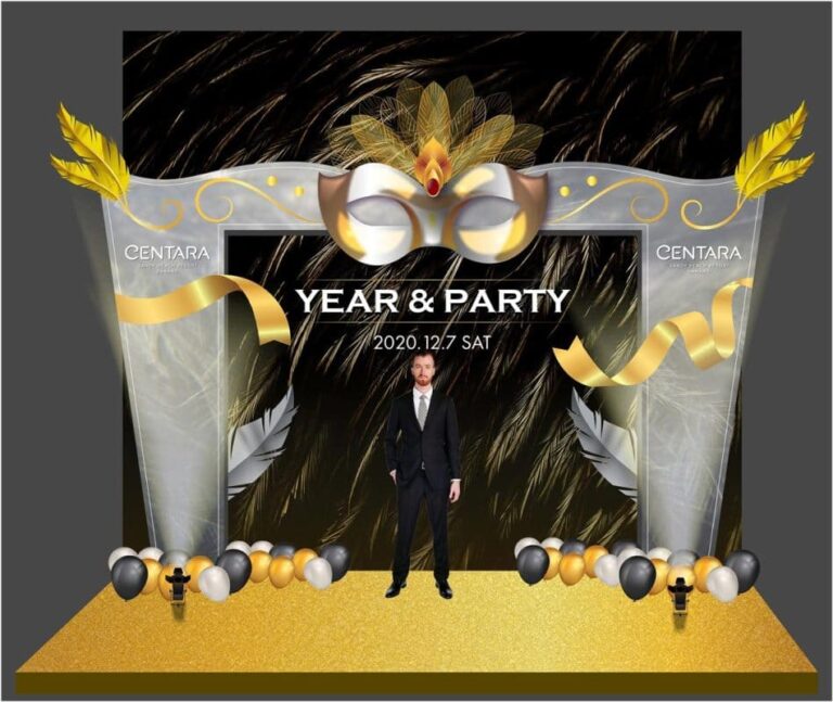 500+ mẫu Backdrop Year End Party 2026 đẹp miễn phí