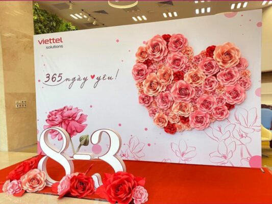 99+ mẫu backdrop 8/3 bắt mắt cập nhật mới nhất