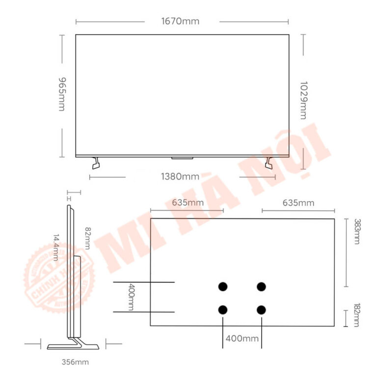 Tivi Xiaomi S Pro 75 Mini LED 2025 - Tần số 288Hz
