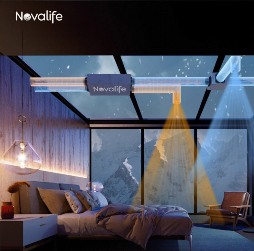 Máy cấp khí tươi hai chiều 3 in 1 Novalife KMC 580m³/h - Âm trần, Hiệu ...